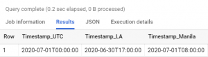 BigQuery Timestamp and Datetime Functions - Yuichi Otsuka
